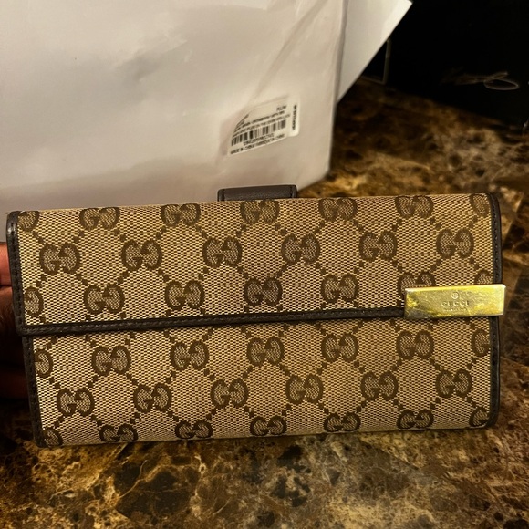 Bags | Gucci Long Wallet Authentic Great Condition | Poshmark